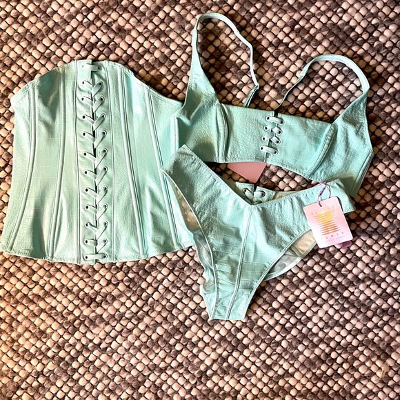 Savage X Fenty | Intimates & Sleepwear | Nwt Savage X Fenty Light Blue ...